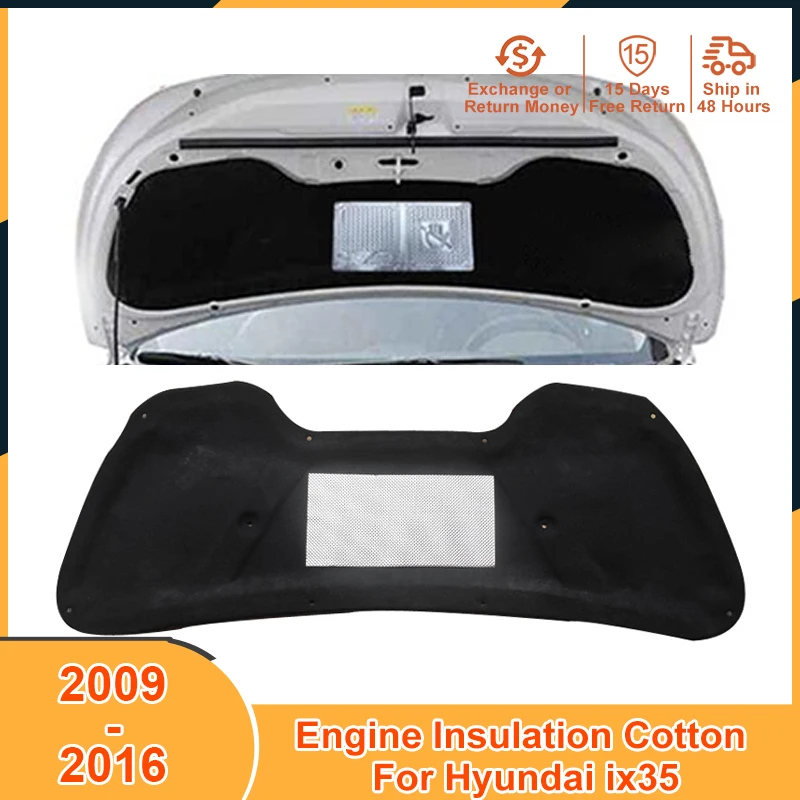 2009-2016-Heat-Sound-Insulation-Cotton-Pad-for-Hyundai-Ix35-2009-2010 ...