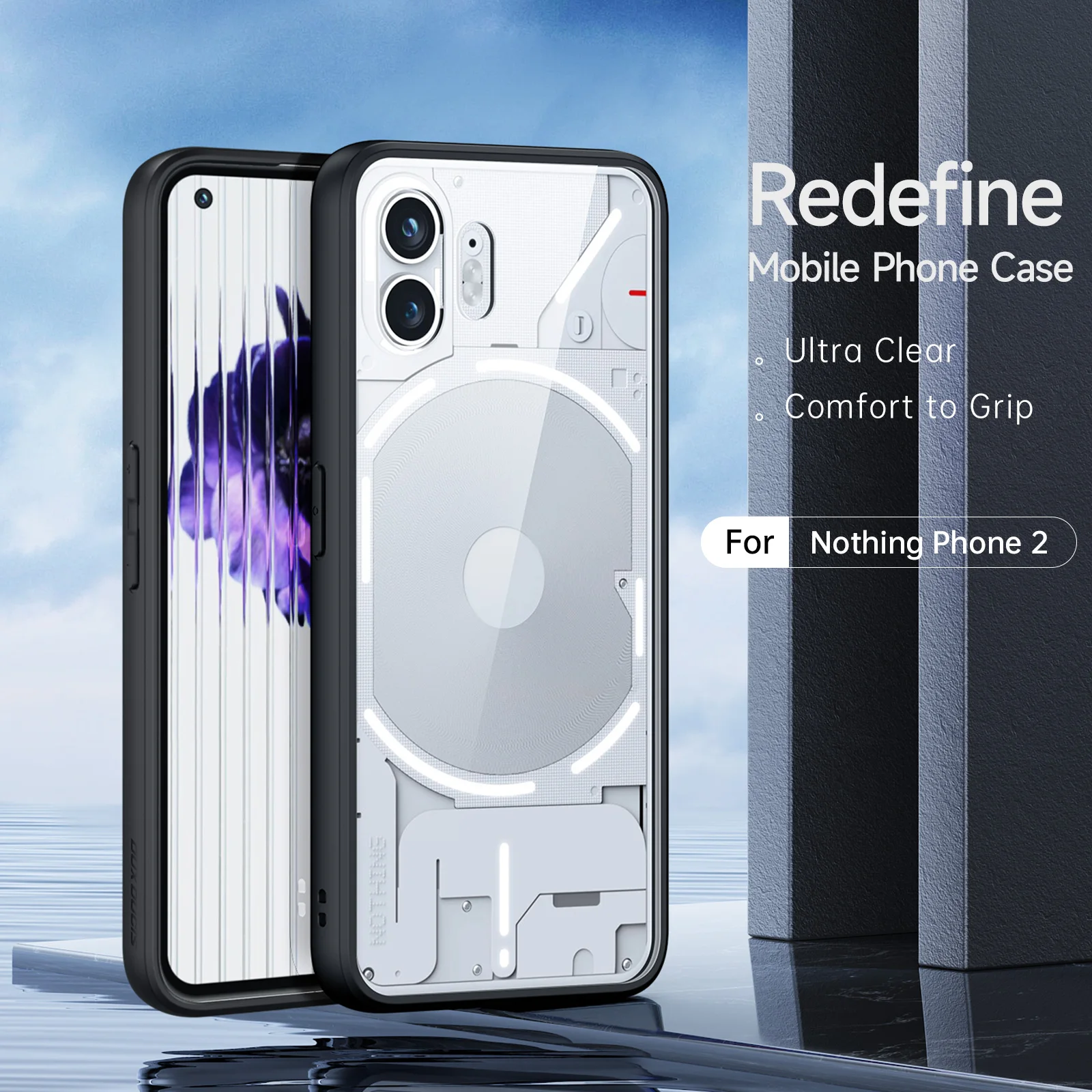 Nothing-Phone-TWO-Nothing-Phone-2-Case-Crystal-Clear-Upgraded-Anti ...