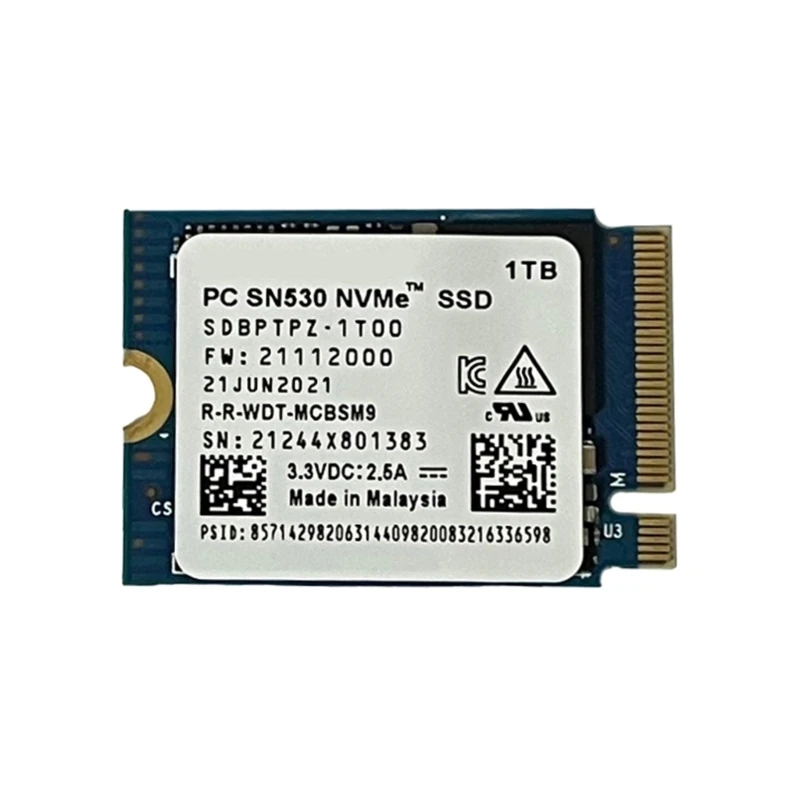 1TB .2 NVMe SSD 2230 Internal Drive 2230 for Steam Deck, Surface W3JD ...