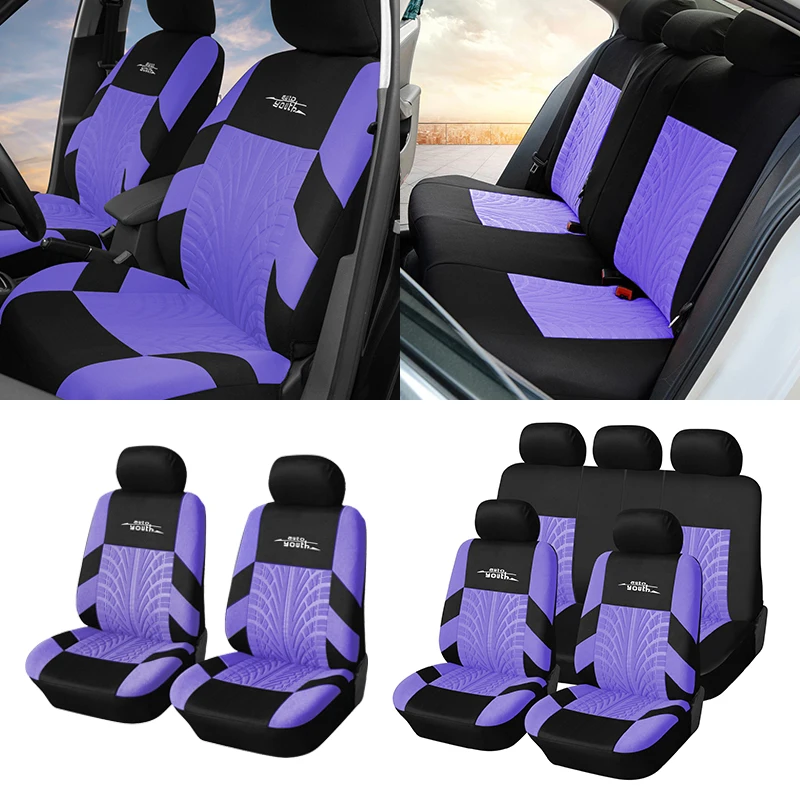 Tyre-Embossing-Car-Seat-Covers-Full-Set-Universal-Size-With-Rear-Split ...