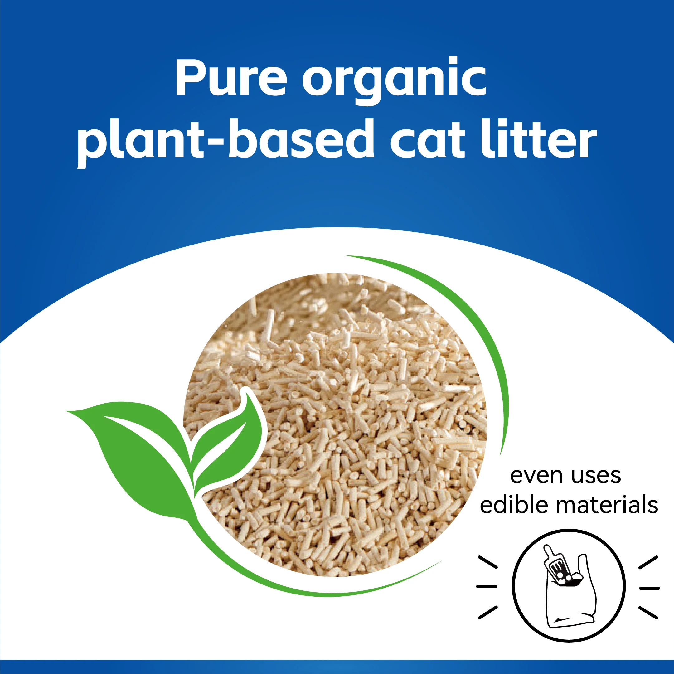 Волшебный кошачий наполнитель Meow Tofu 5 кг, экологически чистый ...