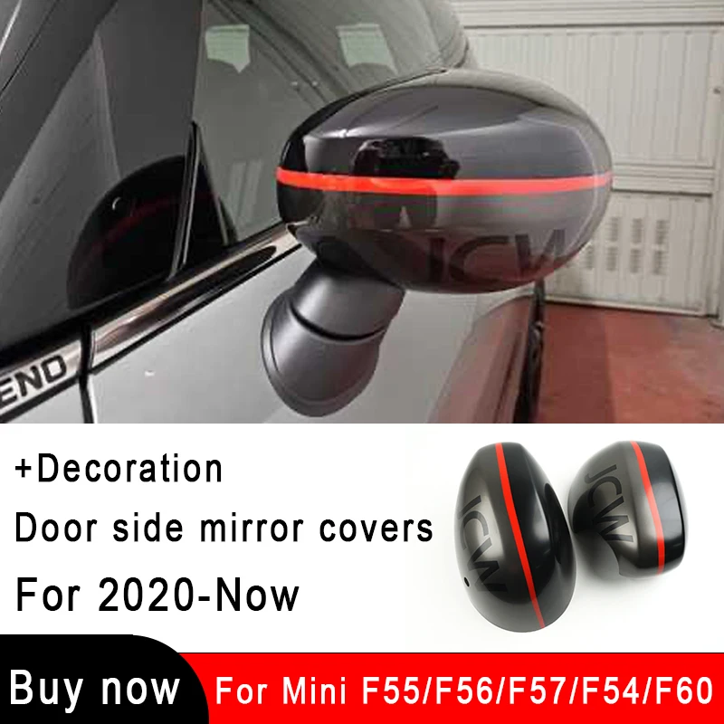 Car-Door-Side-Rearview-Mirror-Covers-For-Mini-Cooper-S-JCW-F54-F55-F56 ...