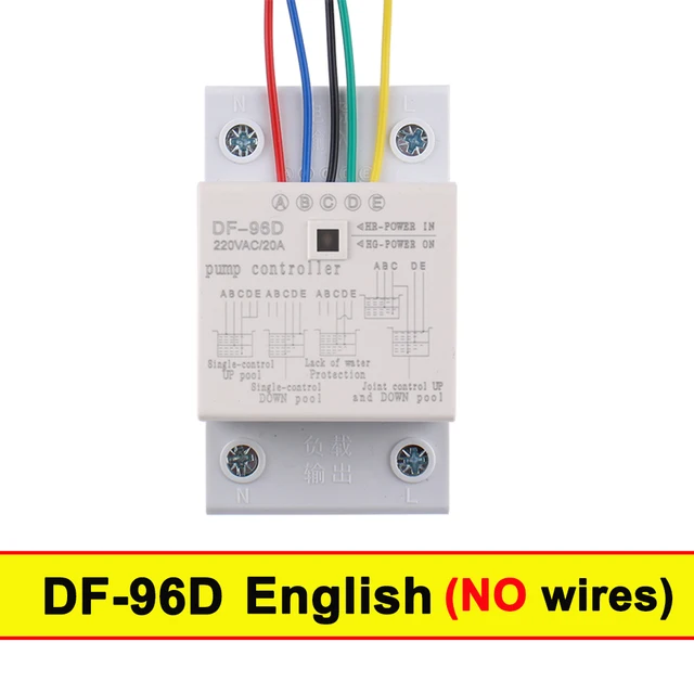 DF-96D DF96DK Automatic Water Level Controller Pump Controller Cistern Automatic Liquid Switch ...