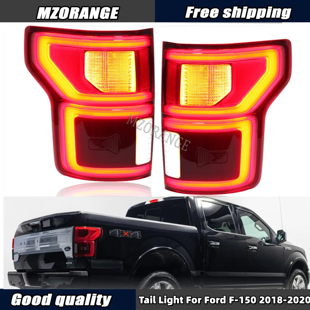 Led 후면 테일 라이트 포드 2018 2019 2020 턴 신호 빛 반전 중지 브레이크 램프 블라인드 스팟 자동차 액세서리