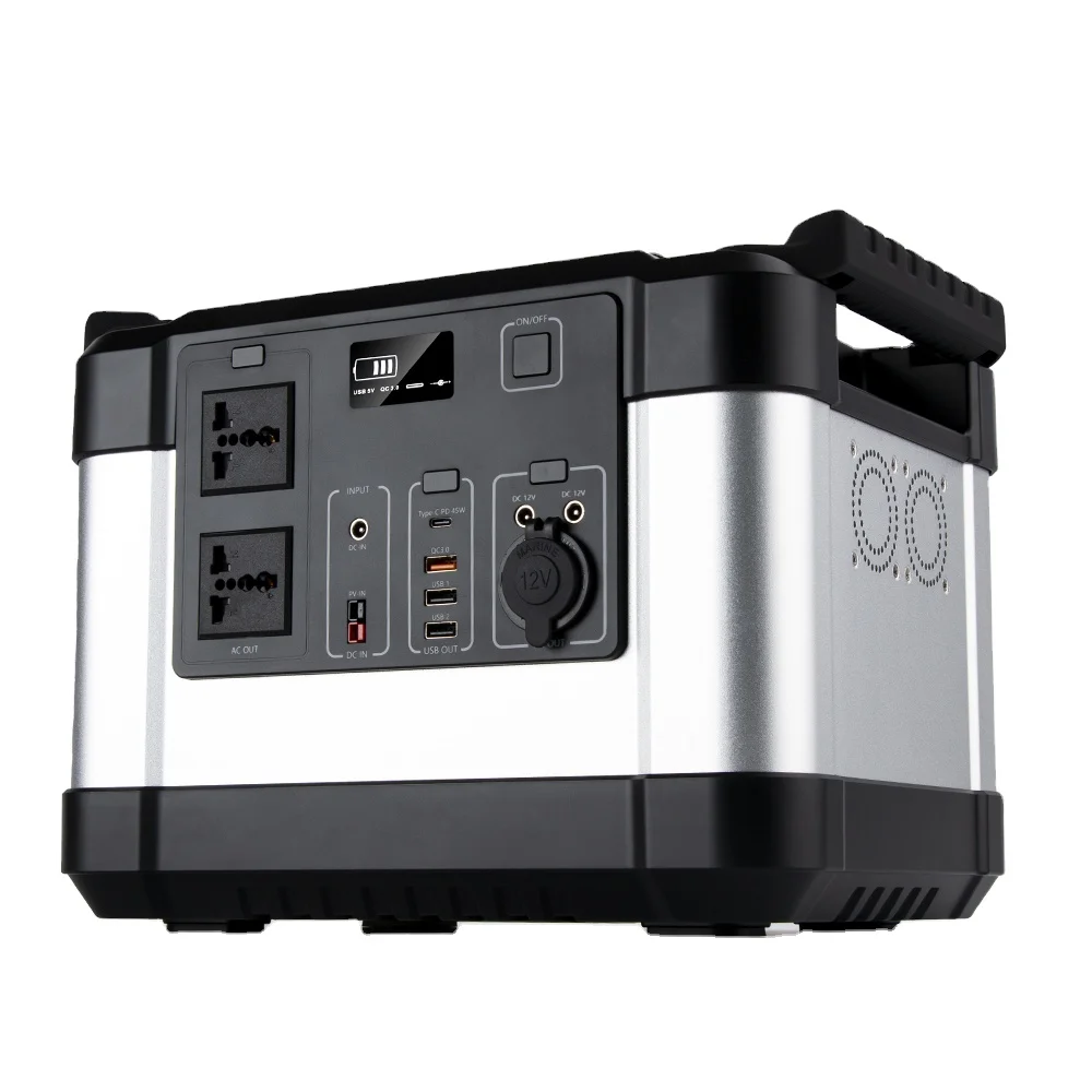 Portable-power-power-station-high-capacity-1000W-solar-outdoor-camping ...