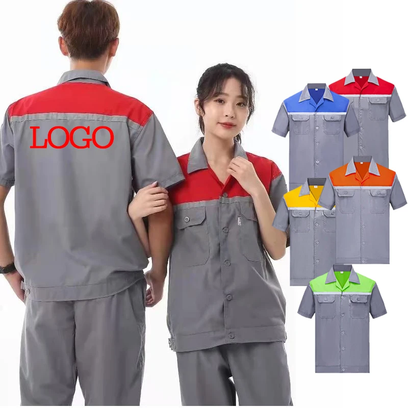 Printed-Logo-Summer-New-Men-s-Short-sleeved-Overalls-Large-Pocket ...