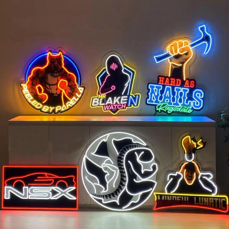 Letrero-de-ne-n-LED-personalizado-grande-letrero-de-ne-n-Big-Bussines ...