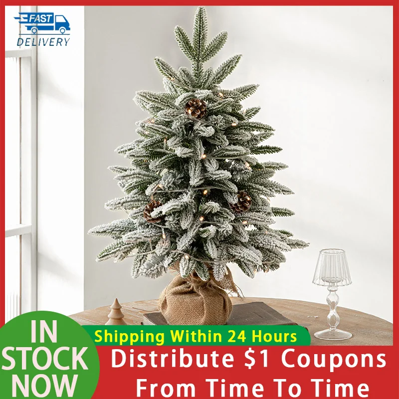 45/60cm Christmas Tree Festival Decoration Props PE Encryption Green ...