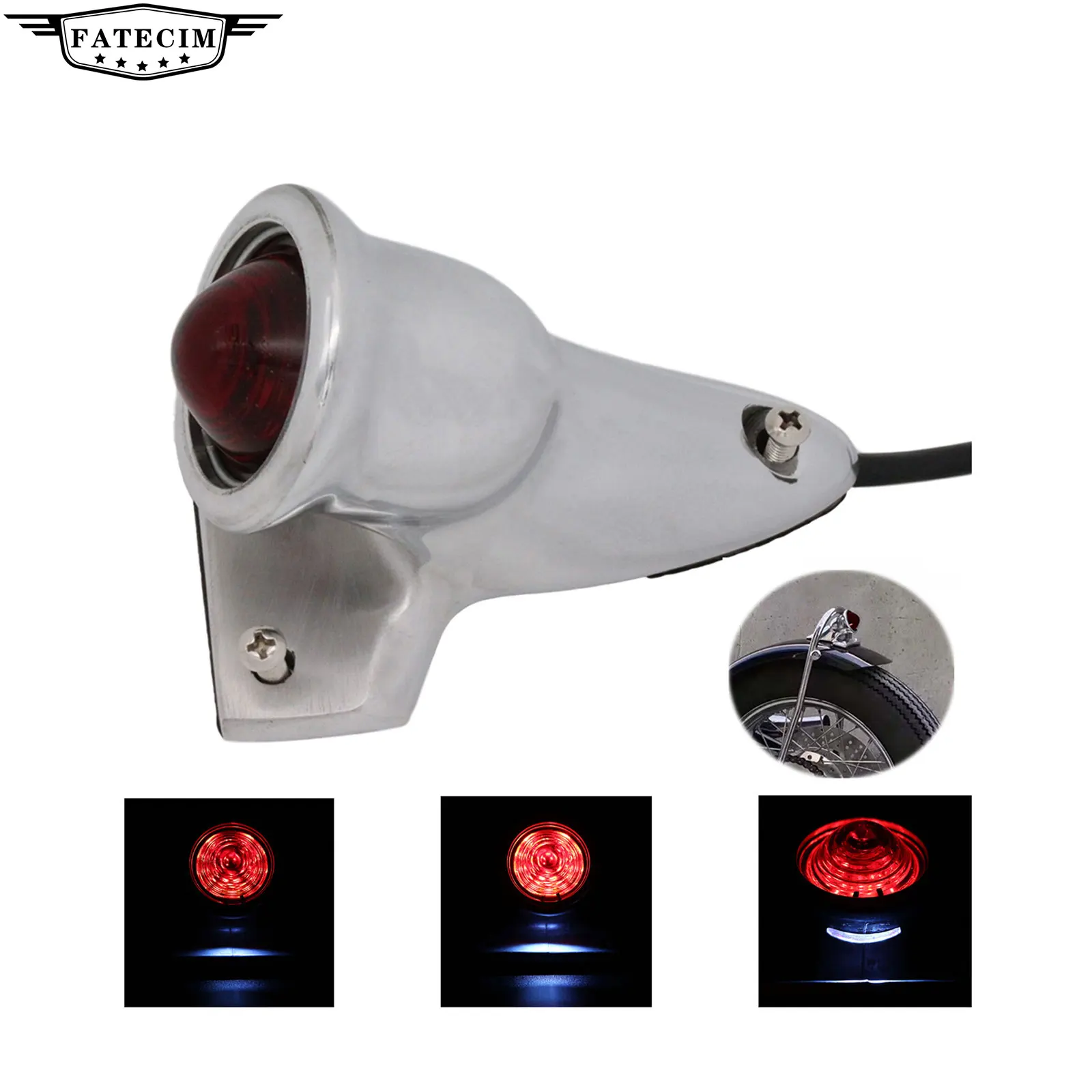 Vintage-old-school-Crocker-Style-LED-custom-Motorcycle-Tail-Light-For ...