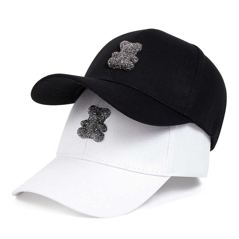 Unisex 3D Teddy Bear Personality Baseball Caps Spring Autumn Outdoor ...