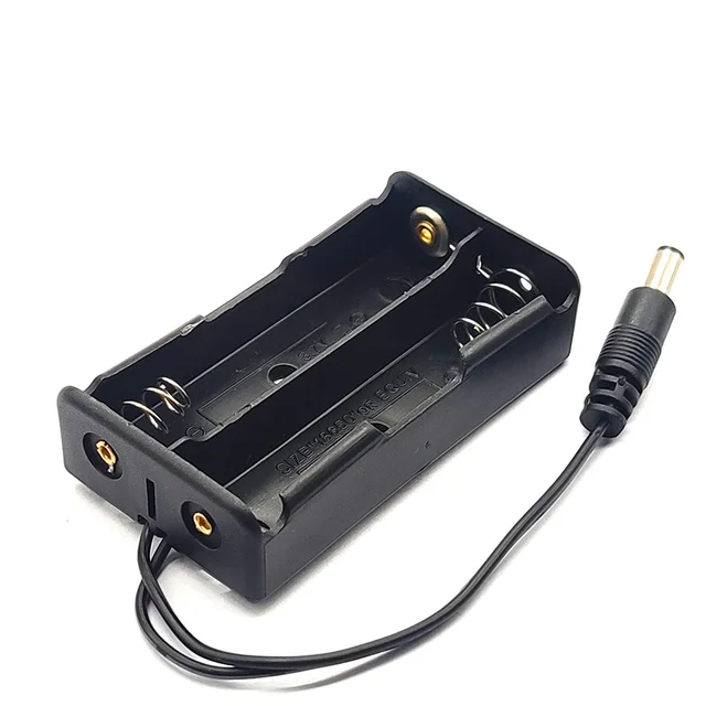 18650 배터리 홀더 18650 배터리 박스 18650 배터리 케이스, DC 5.5x2.1mm 전원 플러그 시리즈 연결, 2 ...