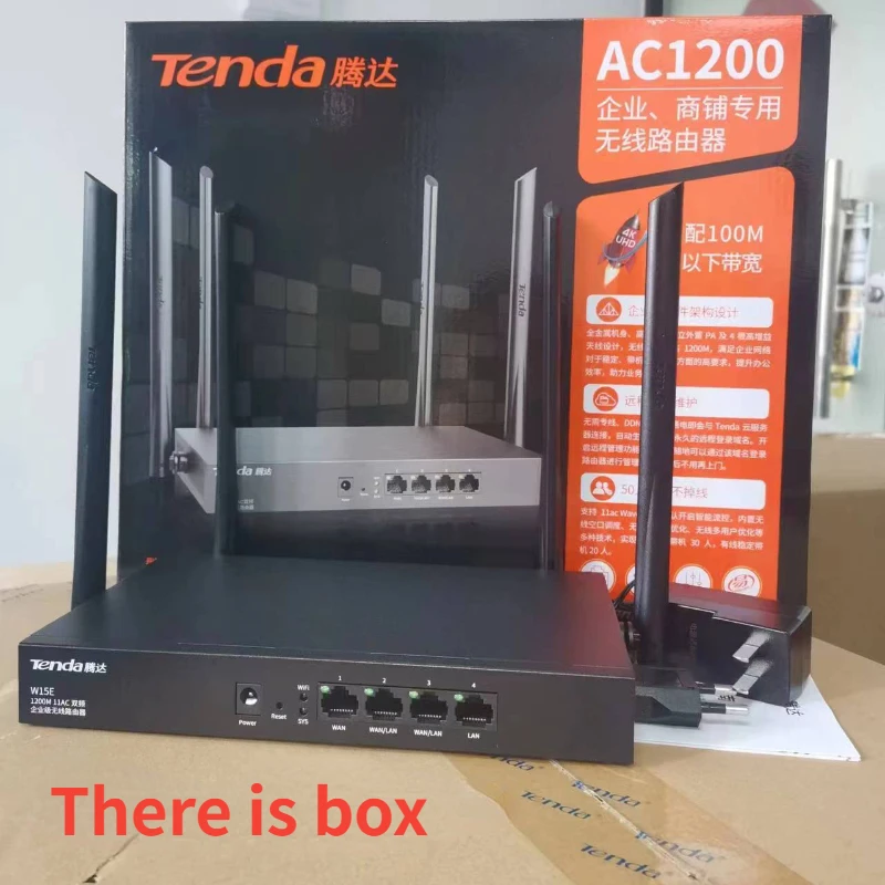 Tenda 듀얼 밴드 무선 엔터프라이즈 라우터 와이파이 리피터 4 6dbi 고이득 안테나 넓은 커버리지 쉬운 설정