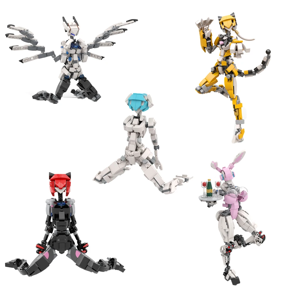 MOC-Mobile-Suit-Girl-Female-Robot-Robot-Girl-Model-Modular-Bunny-Girl ...