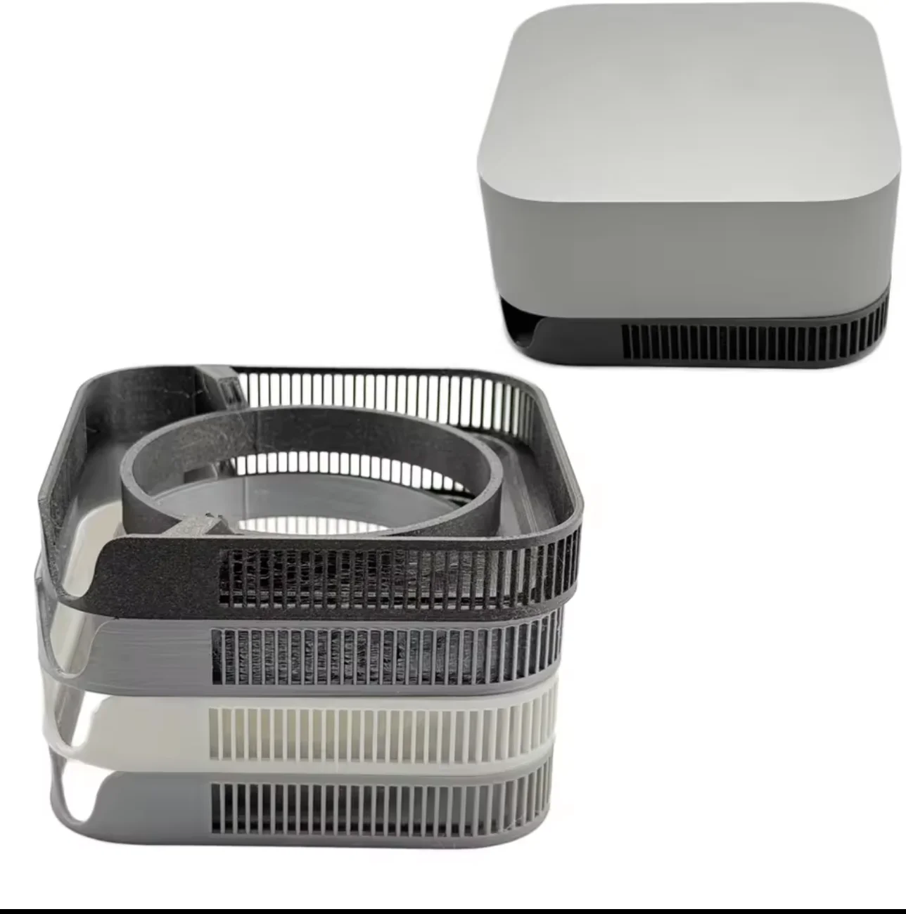 New design 3D Printed Dustproof Base for Mac Mini M4 2024 dust proof ...