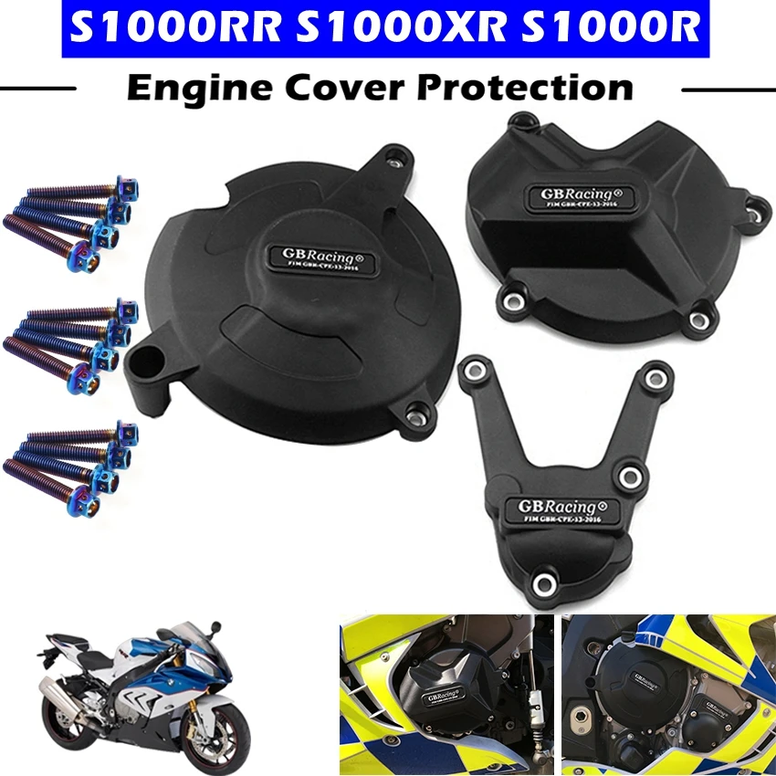 Motorcycles-Engine-cover-Protection-For-Case-GB-Racing-For-BMW-S1000XR ...
