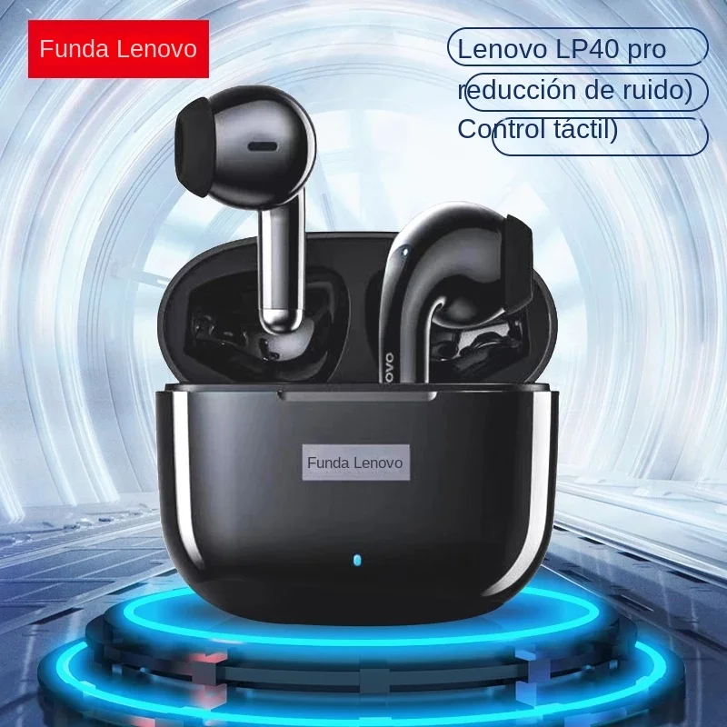 Lenovo-auriculares-inal-mbricos-LP40-Pro-cascos-deportivos-con-Bluetooth-5-0-impermeables-con ...