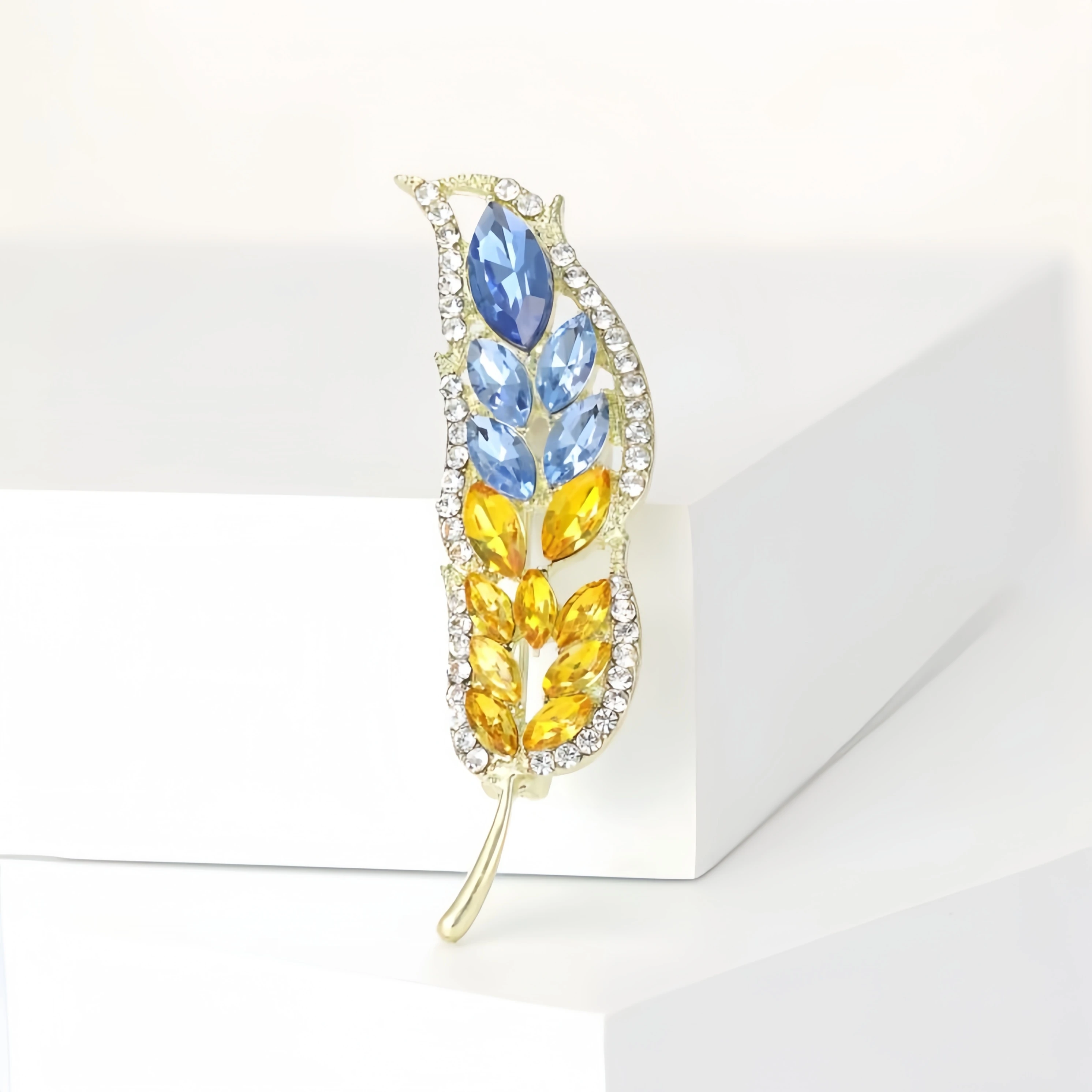 Dmari-Ukraine-Style-Brooch-Luxury-Zircon-Wheat-Brooch-Pin-4-Color-Ear ...