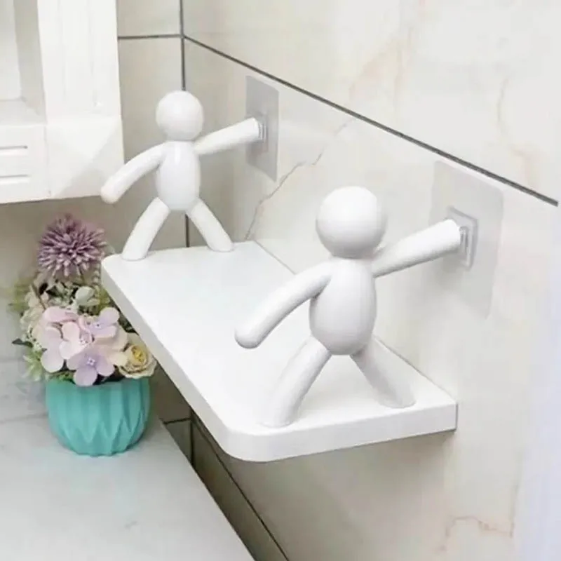 Simple-Punch-free-Wall-Hanging-Shelf-Kitchen-Storage-Rack-Human-shaped ...