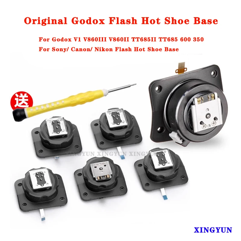 Original Godox Flash Hot Shoe Base -For Godox V1 V860III V860II TT685II ...