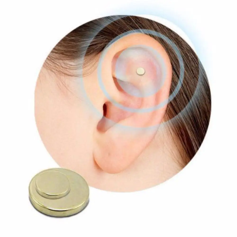2-Pcs-Stop-Smoking-Magnets-Stimulate-External-Ear-Healthy-Material ...