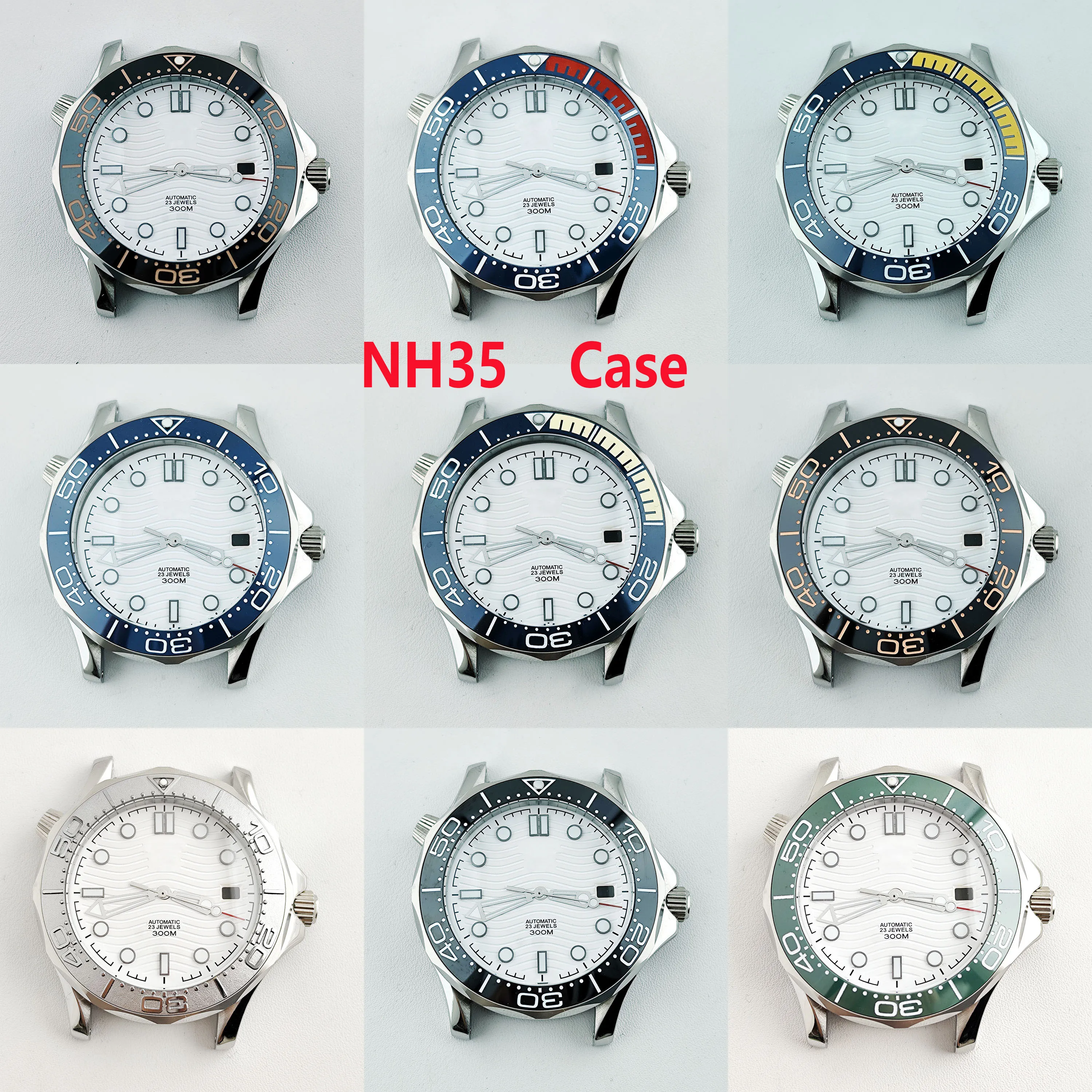 NH35-Case-NH35-Dial-Stainless-Case-Men-Automatic-Mechanical-Watch ...