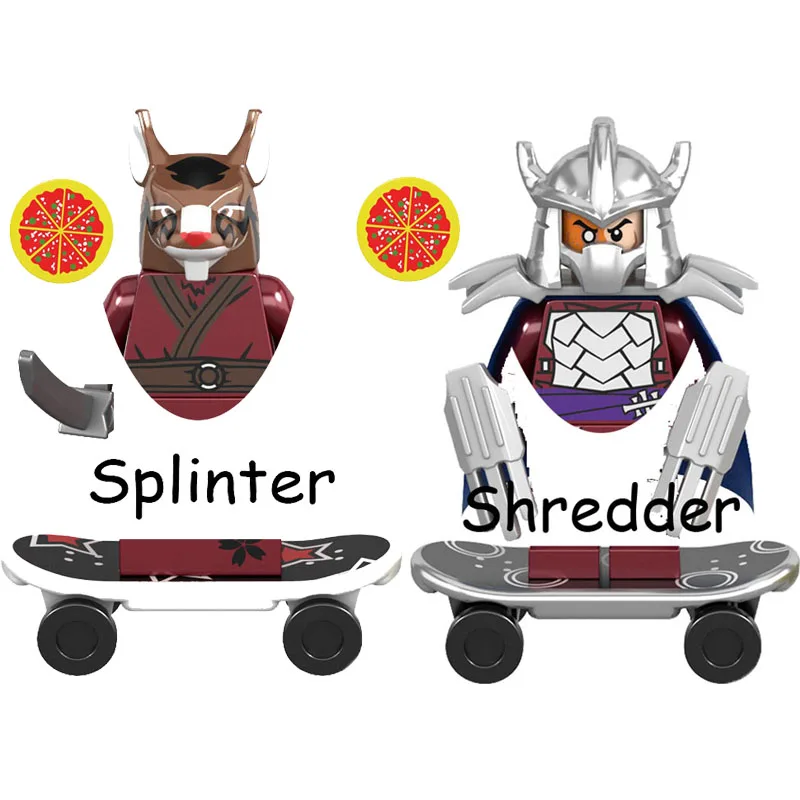 Lego Черепашки Ниндзя | Ninja Turtles Figures Block | Splinter Ninja ...