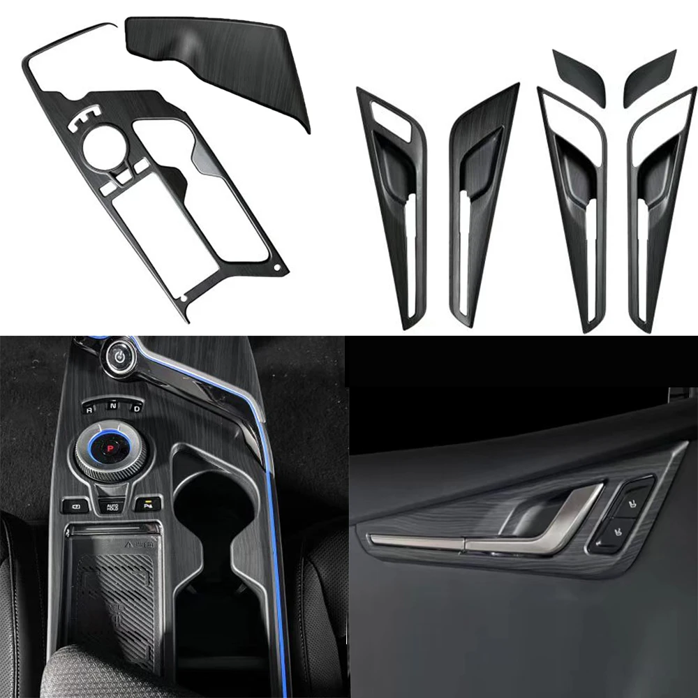 Matte Holz Stil Center Konsole Getriebe Panel Aufkleber Innere Tür ...