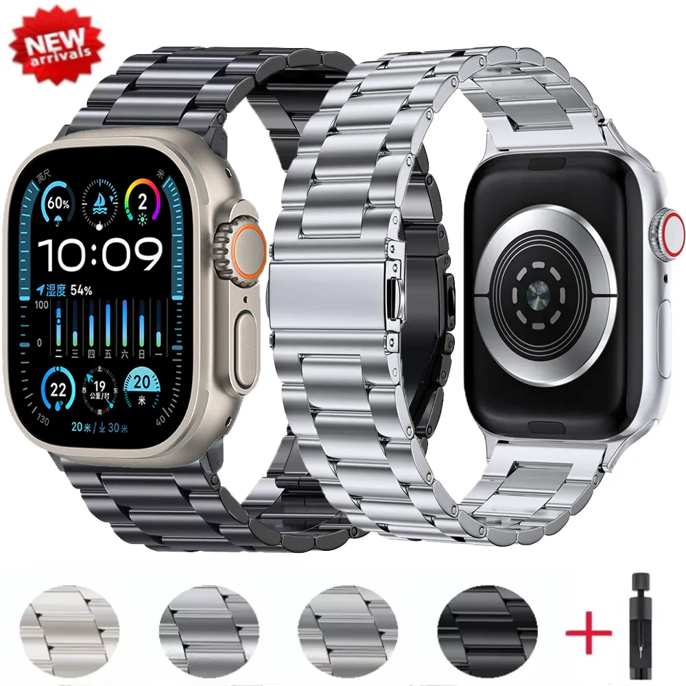 Metal Strap for Apple Watch Band 49mm 46mm 42mm 45mm 41mm Comfortable ...