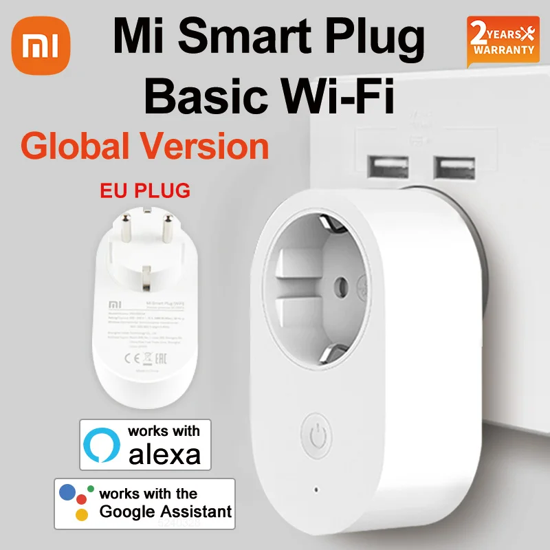 Xiaomi Mi Smart Plug WiFi พื้นฐาน Global Version EU Power Adapter ...