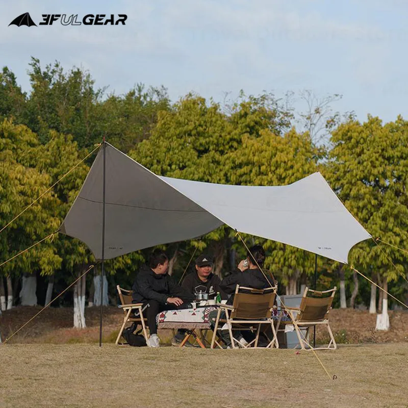 3FUL-GEAR-Canopy-Hexagon-Octagon-2-8-persons-Tarp-Shelter-Awning ...