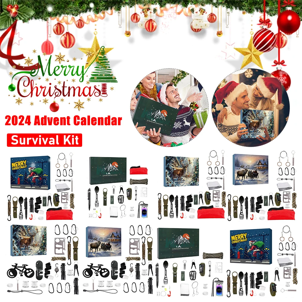Survival-Kit-Advent-Calendar-2024-Christmas-Countdown-Calendar-24-in-1 ...