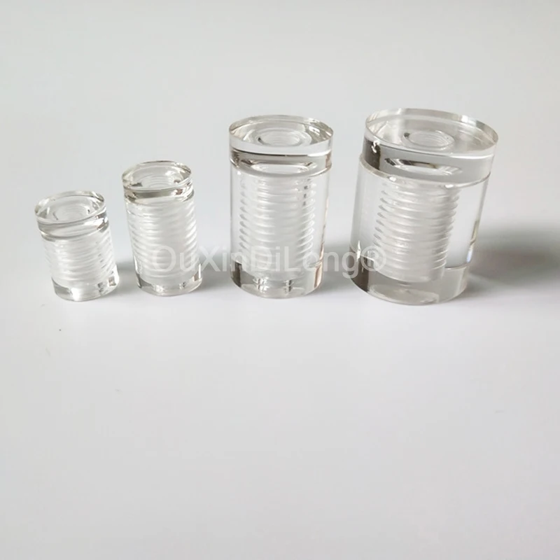 500PCS-Size-13X19mm-Acrylic-Clear-Sign-Holders-Plastic-Standoff-Screws ...