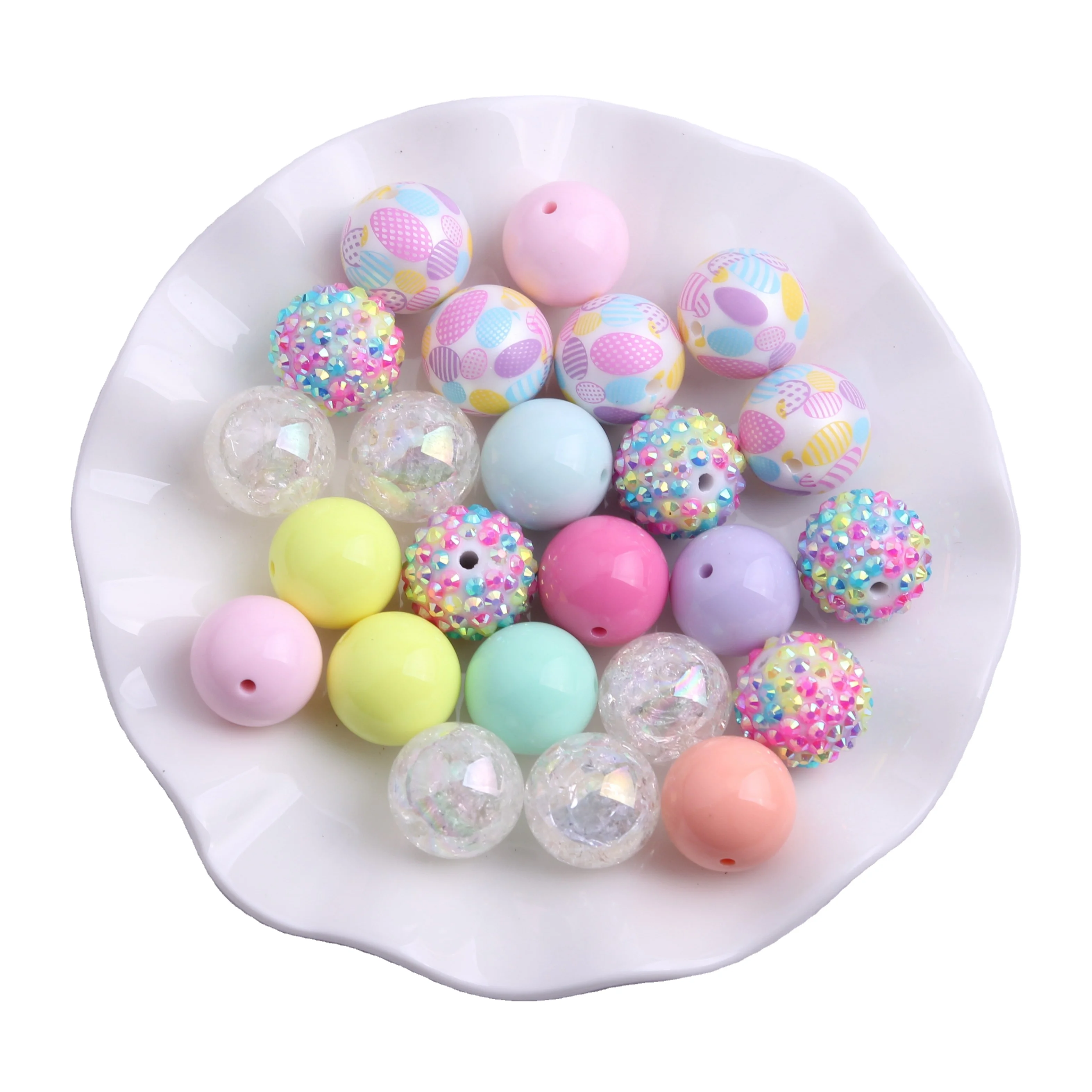 Kwoi-Vita-AM-032-Colorful-Pastel-Easter-Color-Mix-20mm-Round-Acrylic ...