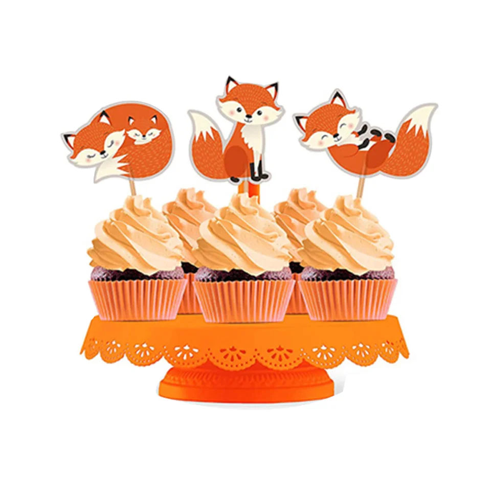 Uil Babyshower Cupcake Toppers Blumomon 24Pcs Blue Glitter Oh Babies