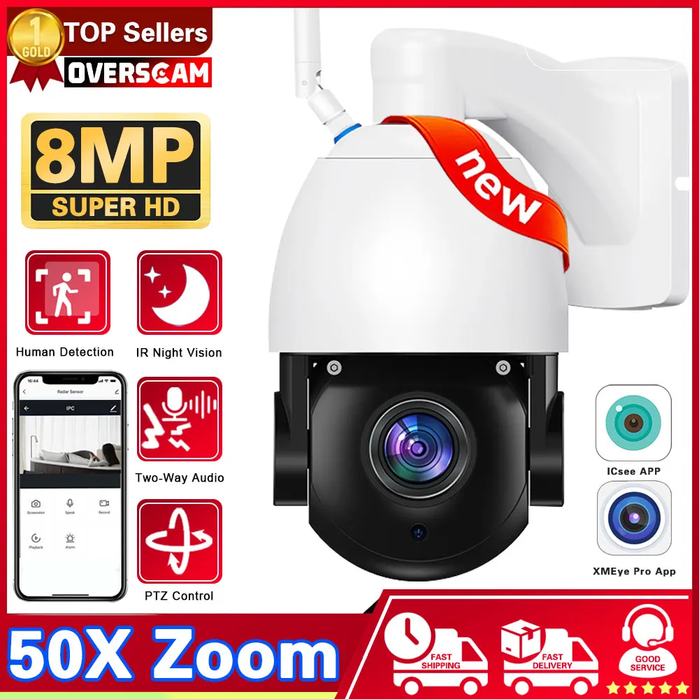 4K-8MP-WiFi-Security-IP-Camera-Outdoor-Wirelss-Video-Camera-50x-Optical ...