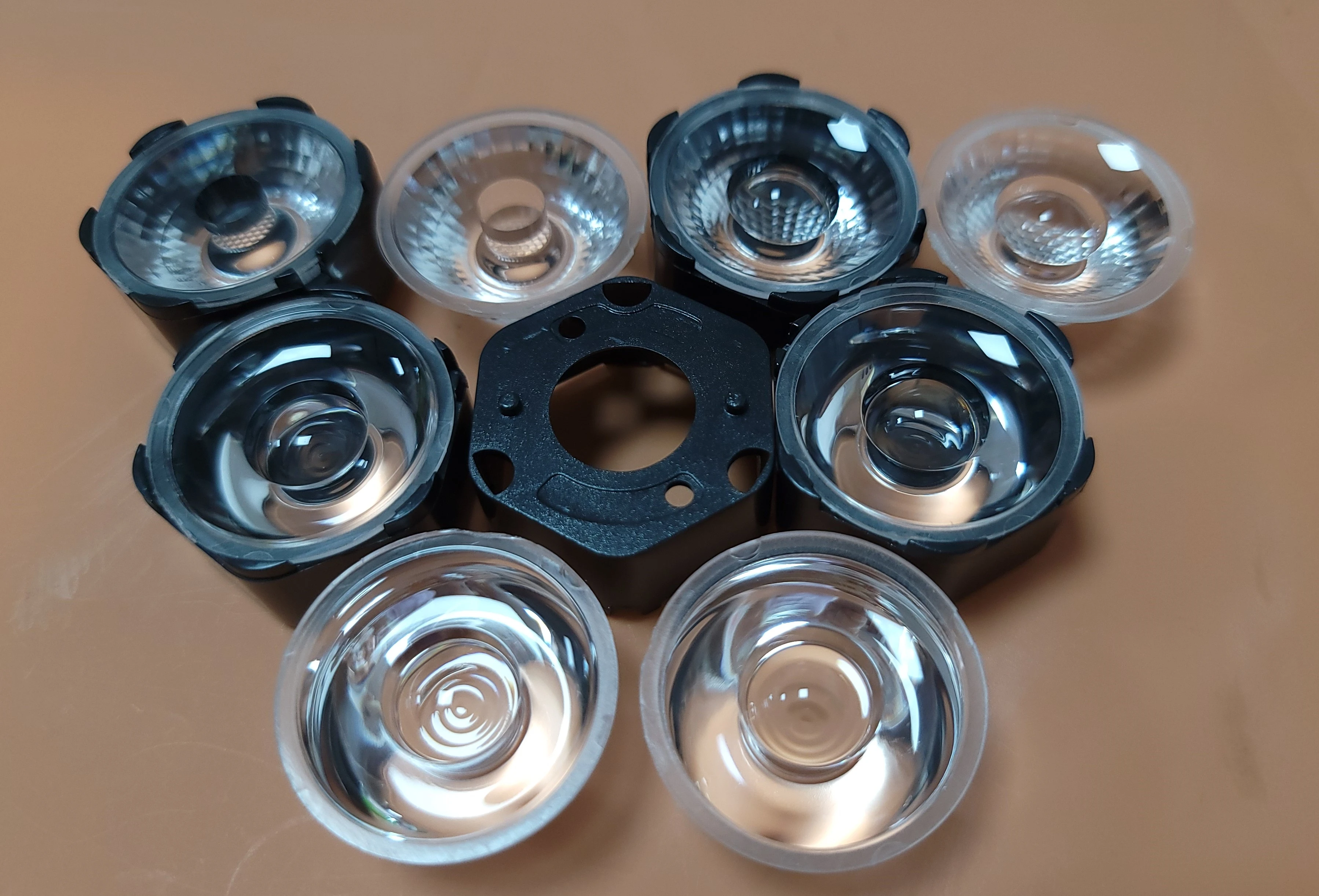 Diameter 32.2mm 5° 15° 25° 45° Optical Led Lens Cree Xm-l2 Xhp50 Xpg ...