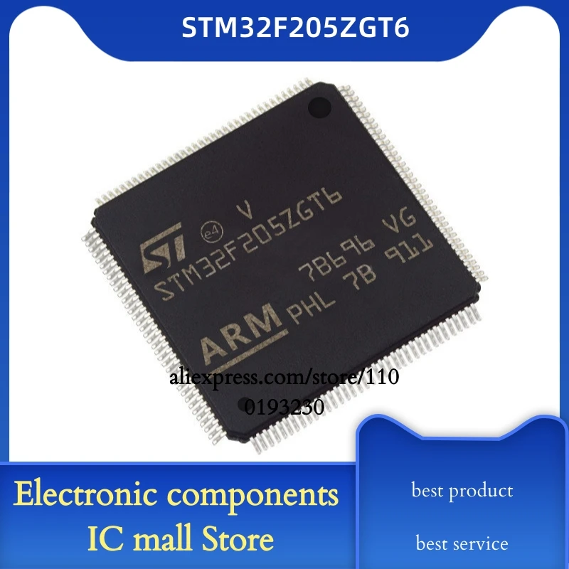 1PCS-LOT-STM32F205ZGT6-STM32F205-IC-MCU-32BIT-1MB-FLASH-144LQFP-In ...