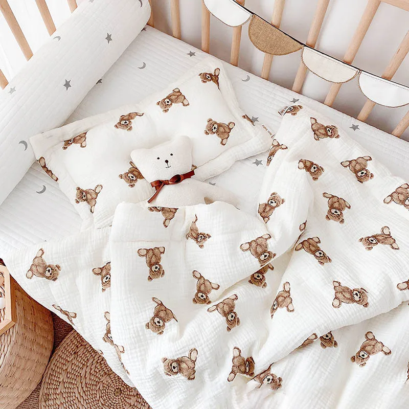 Baby-Blankets-Cotton-Newborn-Bebes-Stroller-Bedding-Quilts-Cotton ...