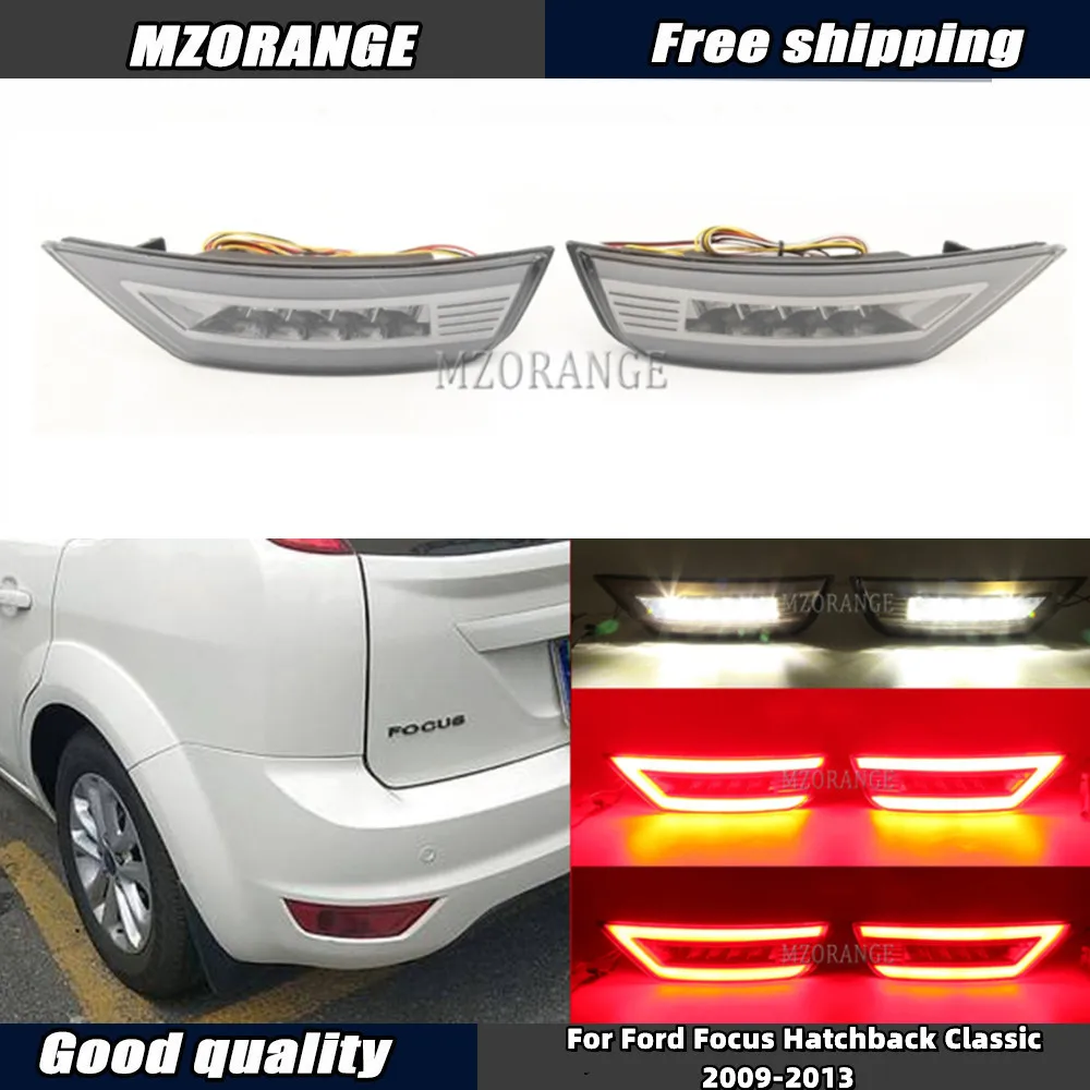 Mzorange Rear Bumper Reflactor Light For Ford Focus Hatchback Classic ...