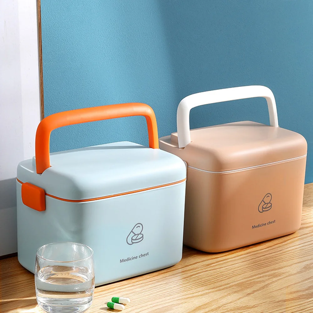 Large-Capacity-Home-Medicine-Box-Travel-Pill-Case-Simple-Storage-Box ...