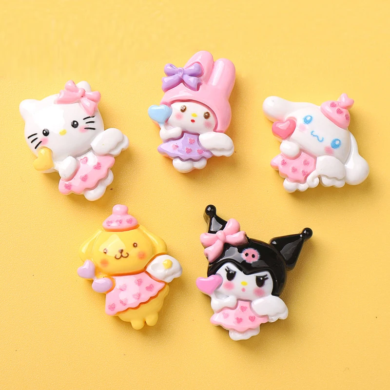10-Pcs-New-Mini-Kawaii-Cartoon-Animal-Kitten-Puppy-Rabbit-Series-Resin ...