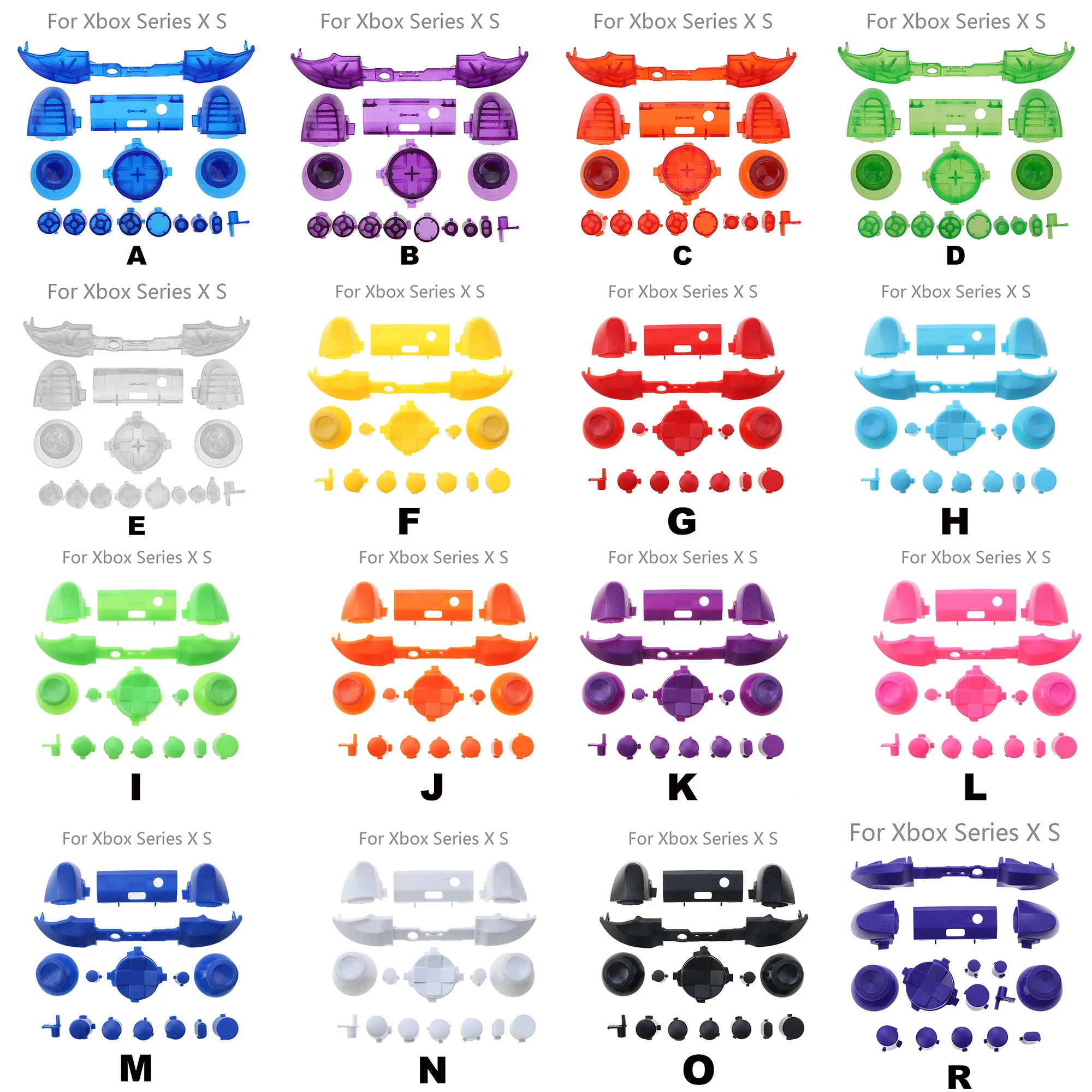 1SET-RB-LB-Bumper-RT-LT-Trigger-Buttons-Mod-Kit-For-Xbox-Series-X-S ...