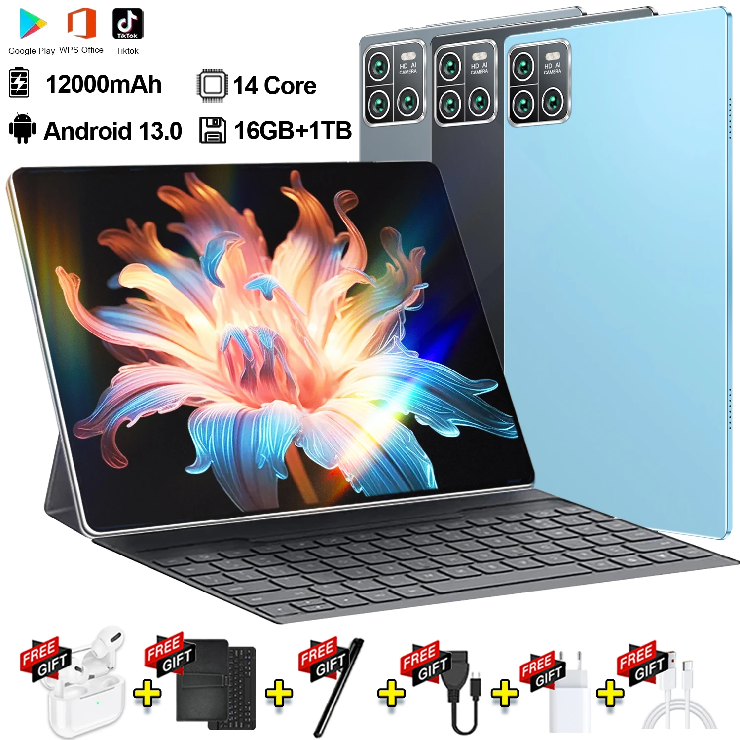 2024-Global-Version-Original-Pro13-Tablet-Android-13-16GB-1T-11-I-inch ...