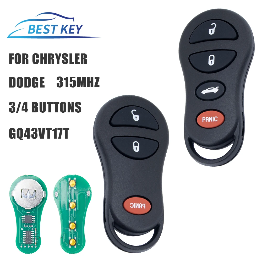 BEST-KEY-3-4-Buttons-315Mhz-Remote-Car-Key-Keyless-Fob-For-For-Jeep ...