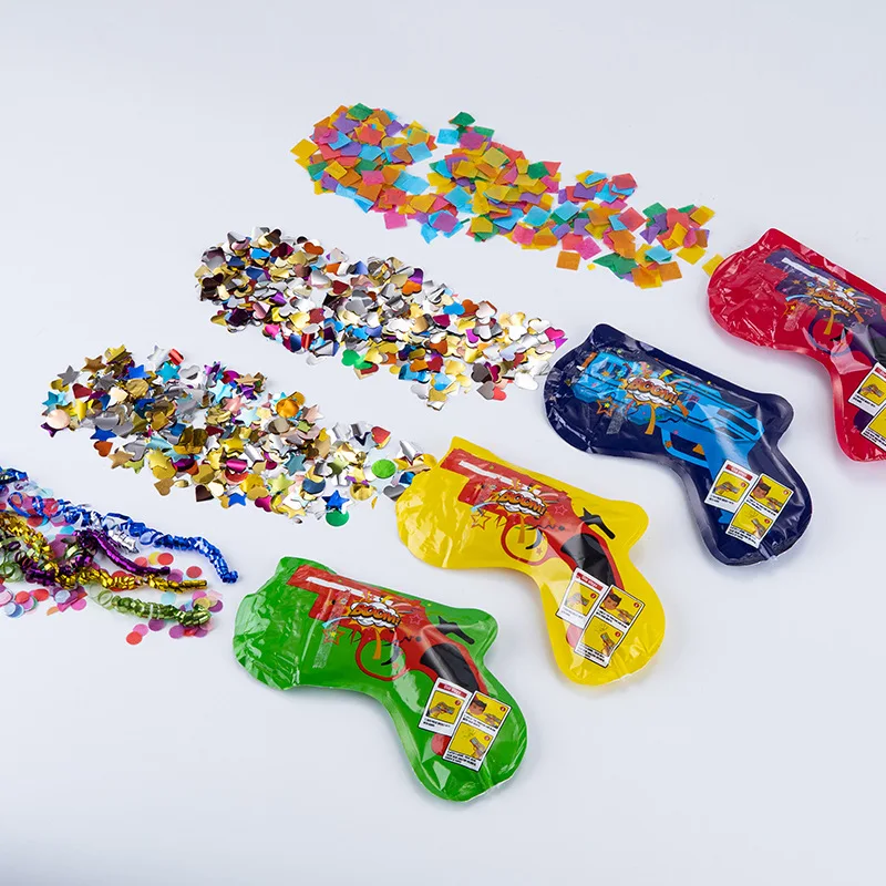 Inflatable-Handheld-Fireworks-Gun-Balloon-Toy-Confetti-Popper-Holiday ...