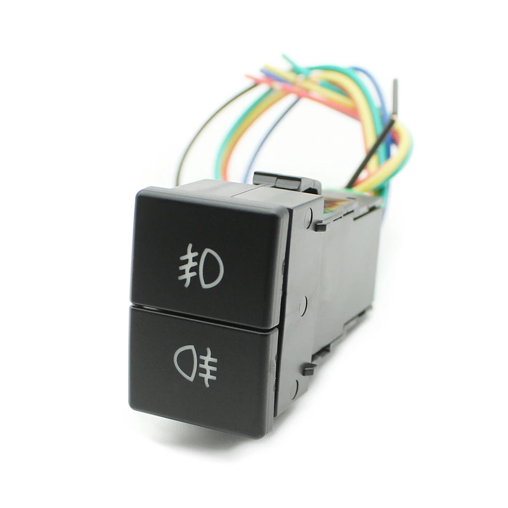 Car-Dual-Key-Switch-LED-DRL-Light-Power-On-Off-Radar-Parking-Retrofited ...