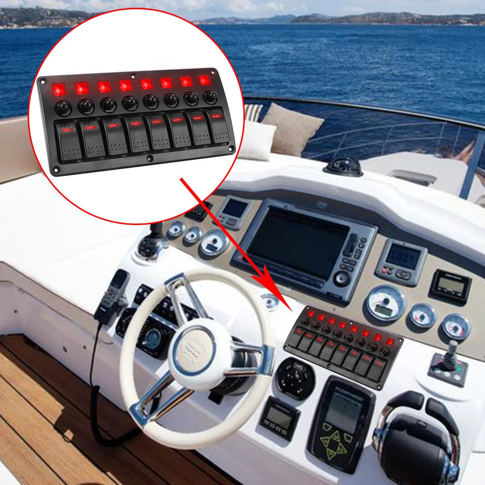 Circuit-Breakers-With-Fuse-Rocker-Switch-Panel-Car-Vehicle-Truck-RV-SUVS-Marine-Waterproof-8 ...