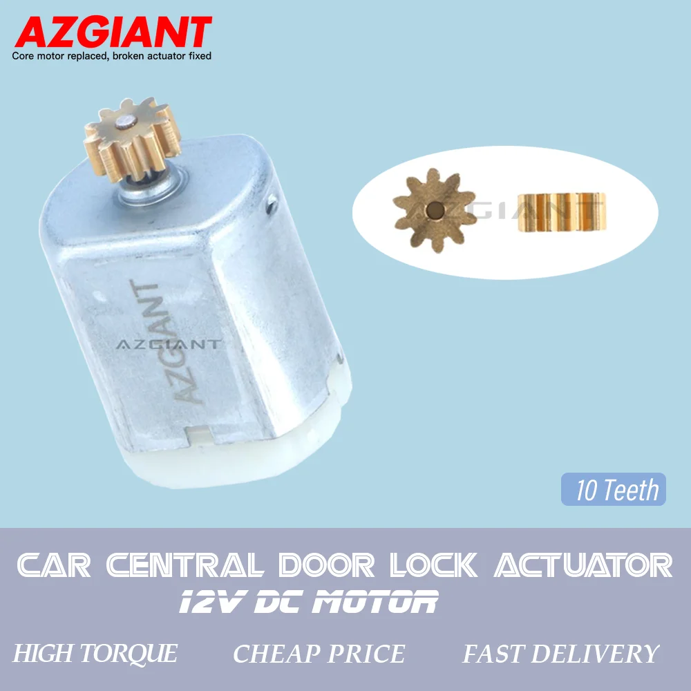 AZGIANT-1-5pcs-10Teeth-Car-Door-Lock-Actuator-12V-DC-Motor-Engine-For ...