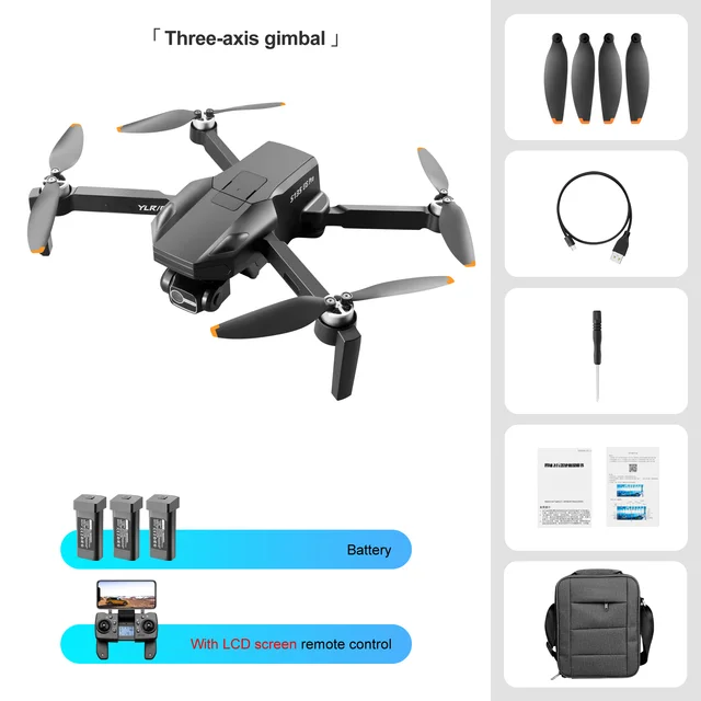 S135 Pro GPS Drone 8K HD Dual Camera FPV Professional Aerial Photography Obstacle Avoidance ...