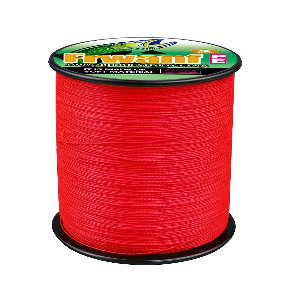 Frwanf 500m 1000m Brands New Color Never Faded 4 Strand Braided Fishing ...